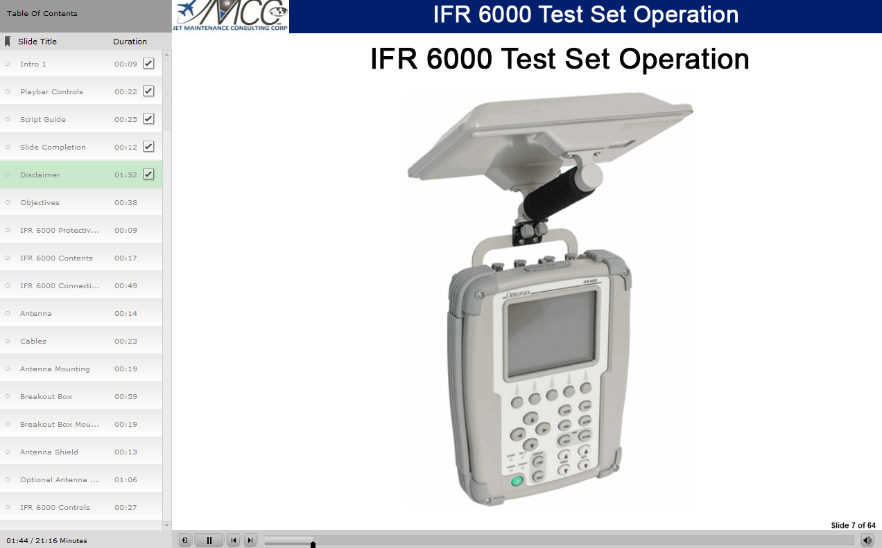 jmcc- IFR 6000 XPDR-TCAS-DME Test Set Operation